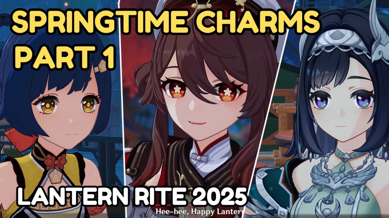 Springtime Charms Story Quest Part 1 JP DUB | Genshin Impact Lantern ...