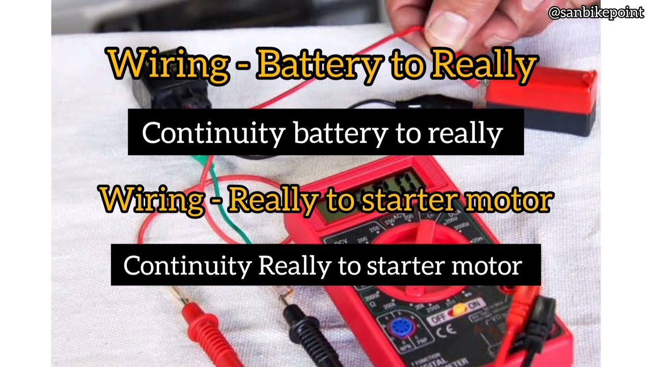 All bs6 Bike self start problem | 100% Solve | Step by Step check-in ...