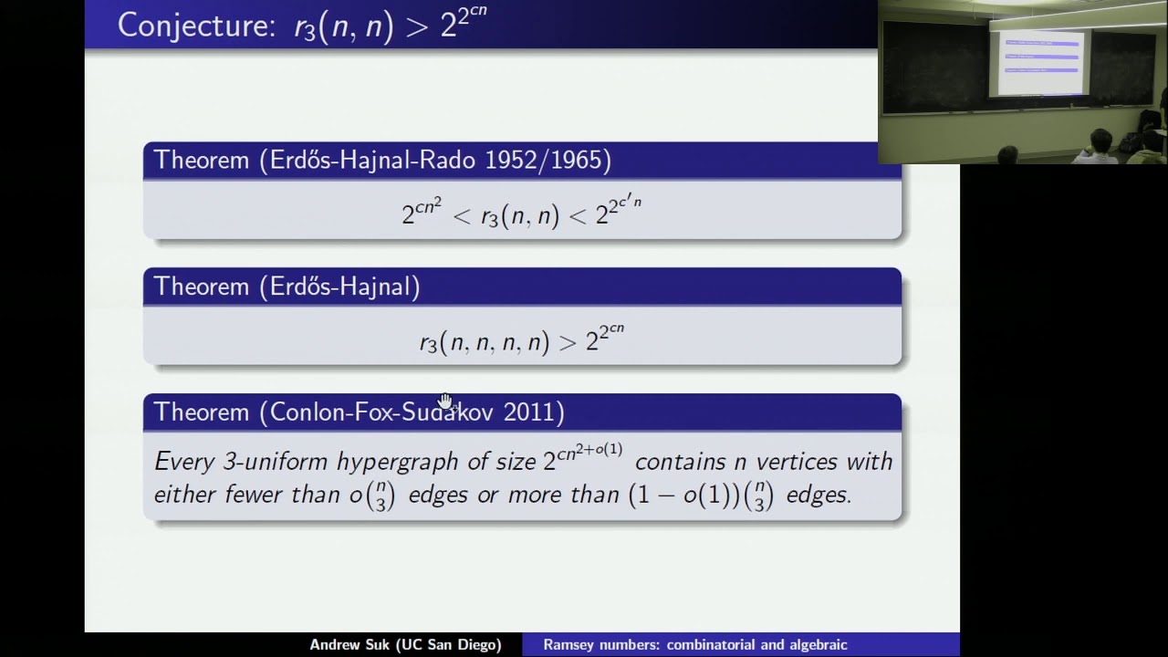 Ramsey Numbers Combinatorial and Geometric - YouTube