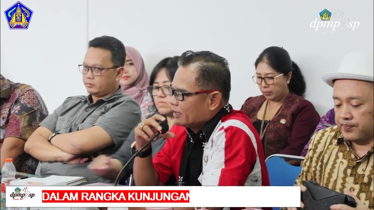DPMPTSP MENERIMA KUNJUNGAN KERJA PANSUS II DPRD PROV.JAWA BARAT - YouTube