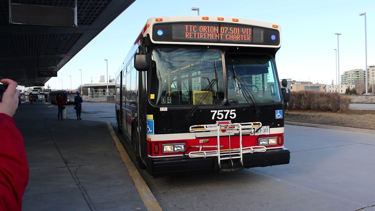 TTC 7575 Takeoff from Sheppard West - YouTube