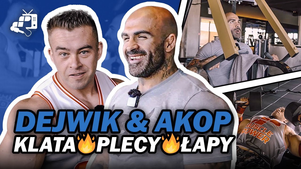 KLATA | PLECY | ŁAPY💥 DAWID CZECHOWICZ & AKOP SZOSTAK na siłowni - YouTube