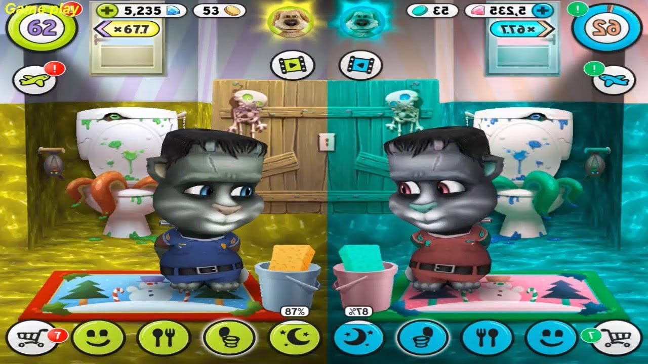 My Talking Tom Gameplay Great Makeover - YouTube