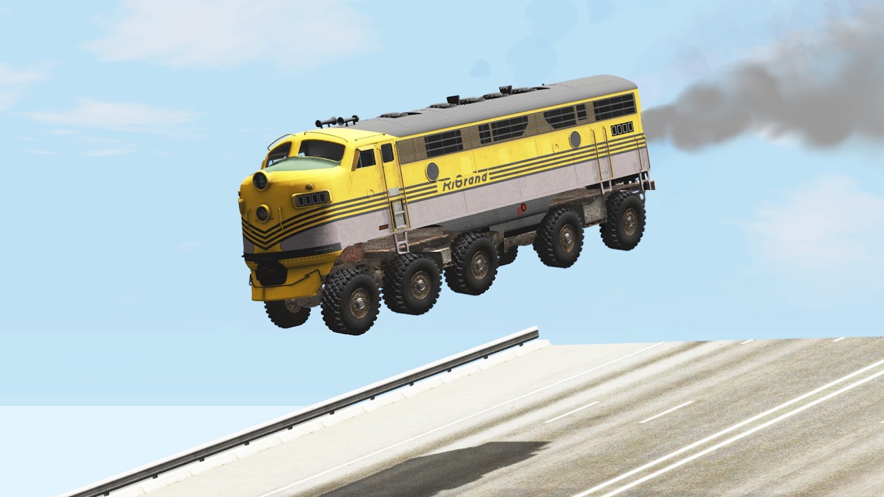 Out of Mind High Speed Jumps #2 BeamNG.DRIVE - YouTube