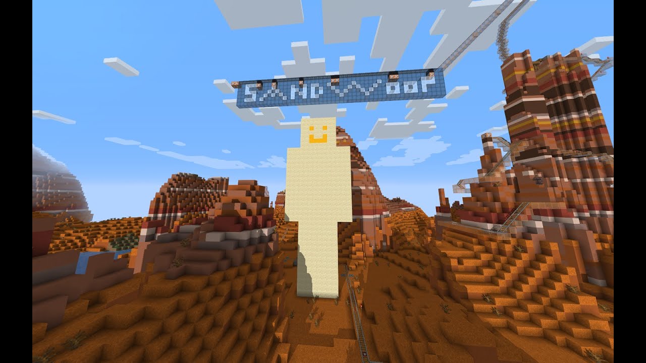 My Biggest Minecraft Minecart Map... - YouTube