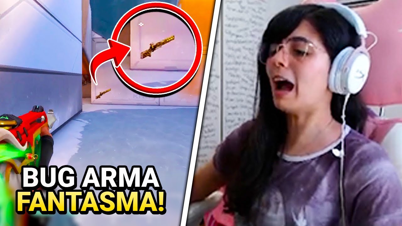 BUG FAZ ARMA DO CHAMBER FLUTUAR PELO MAPA! PAULA NOBRE LEVA SUSTO DO INIMIGO - VALORANT CLIPS ...
