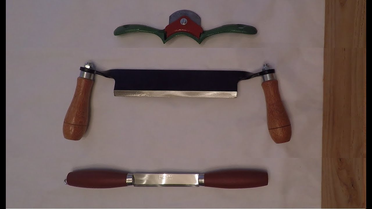 What Is the Difference Between a Spokeshave and a Draw Knife? - YouTube