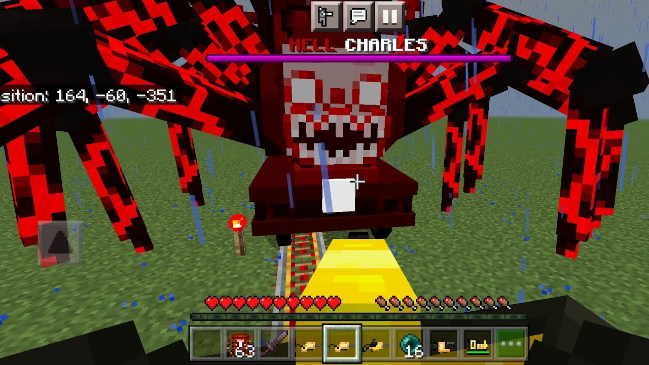 Minecraft Choo - Choo Charles Boss Fight Part 1 - YouTube