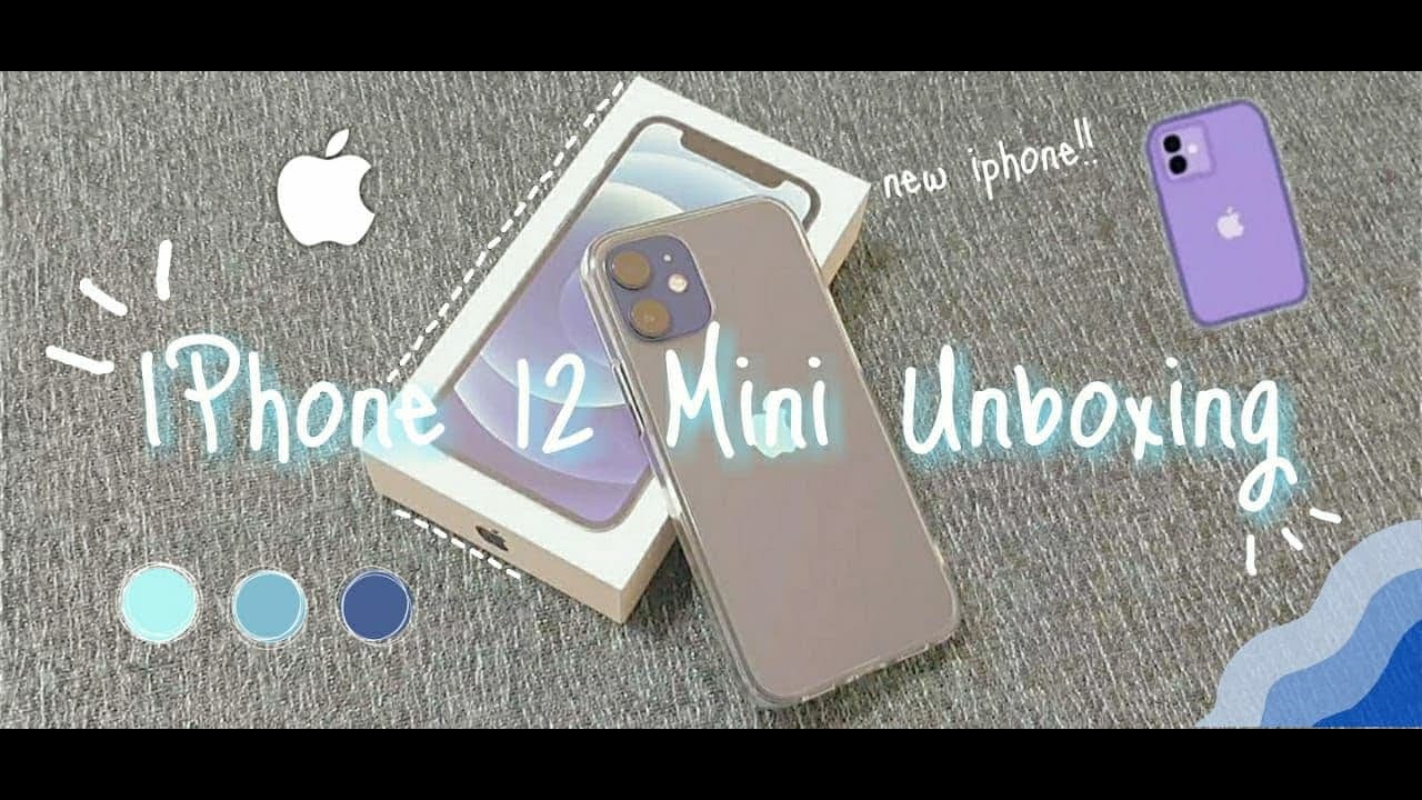 iphone 12 Mini unboxing | Aesthetic - YouTube