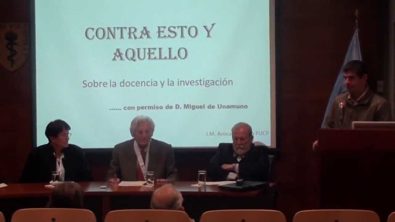 Incorporación del Dr. José Aroca como Académico Correspondiente - YouTube