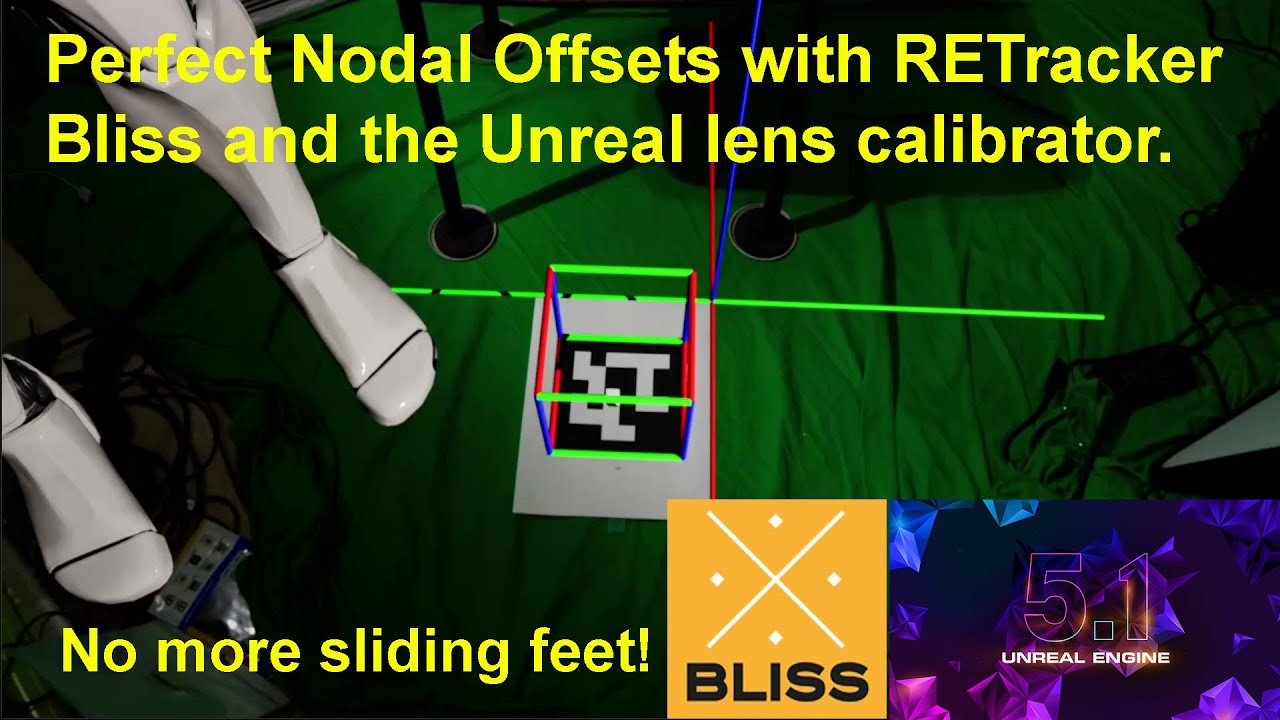 Perfect Nodal Offset for Virtual Production using RETracker Bliss. No ...