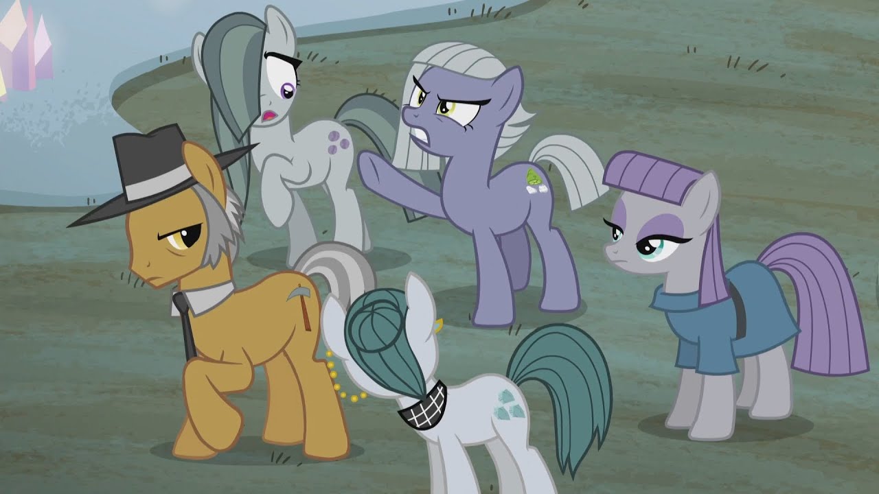 Pinkie & Limestone Pie - Attention! What'd I say about the boulder! I ...