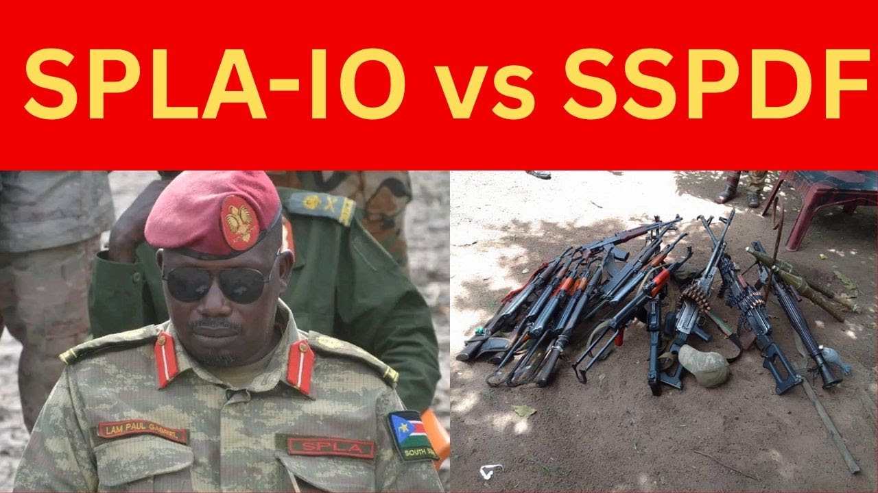 SPLA IO vs SSPDF Clash Today + Riek Machar Trial News - YouTube
