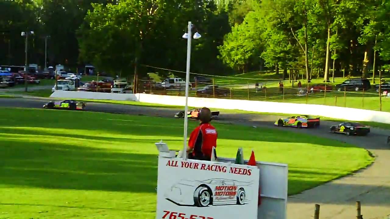 L.J. LINES WINS HEAT RACE MT LAWN SPEEDWAY 7-25-09 SCOTT KNEPLEY - YouTube