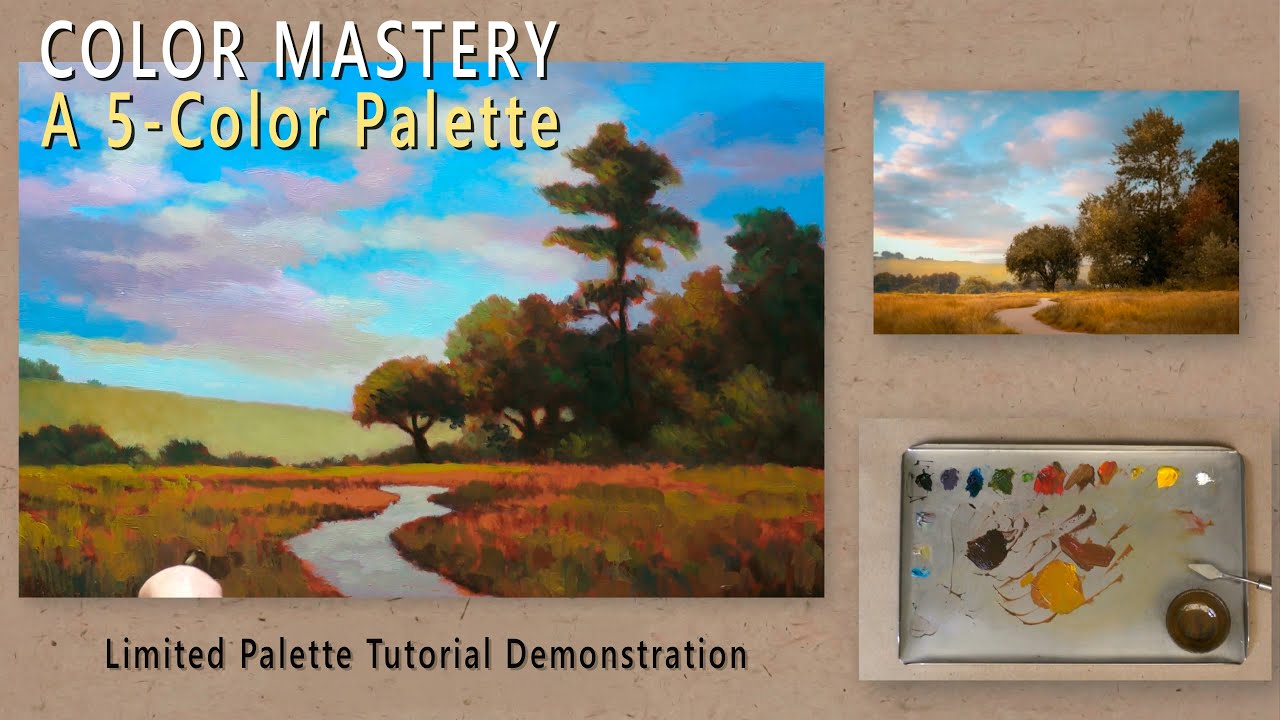 Limited Palette Magic: 5-Color Tutorial - LIVE Teaching Tutorial! - YouTube