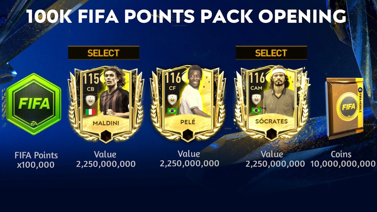 100,000 FIFA Points Pack Opening + 2x 115+ Players Packed - FIFA Mobile ...