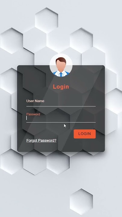 Login Form Using Html Css Shortsfeed Shorts Shortvideo Ytshorts Webdevelopment