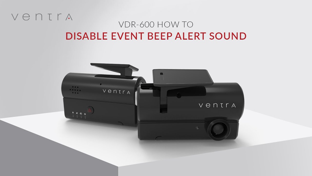 VDR 600 How To Disable Event Beep Alert Sound - YouTube