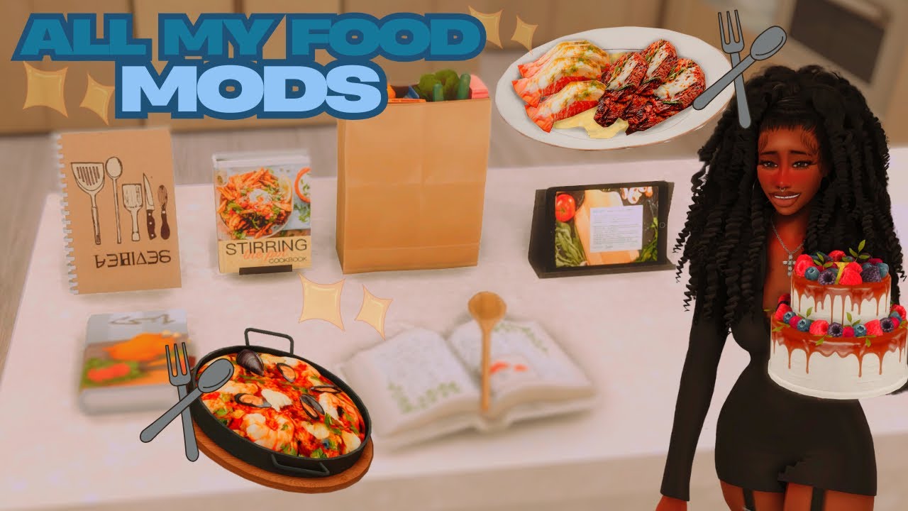 Custom Foods you NEED in your Game || Sims 4 Gameplay - YouTube