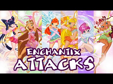 Winx Club Enchantix Attacks [Sailor Moon Style] - YouTube