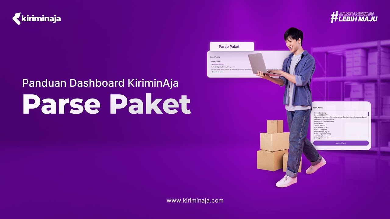 Tutorial Parse Paket: Formulir Pesan Pengiriman Paket Berbasis Teks - Panduan Dashboard ...