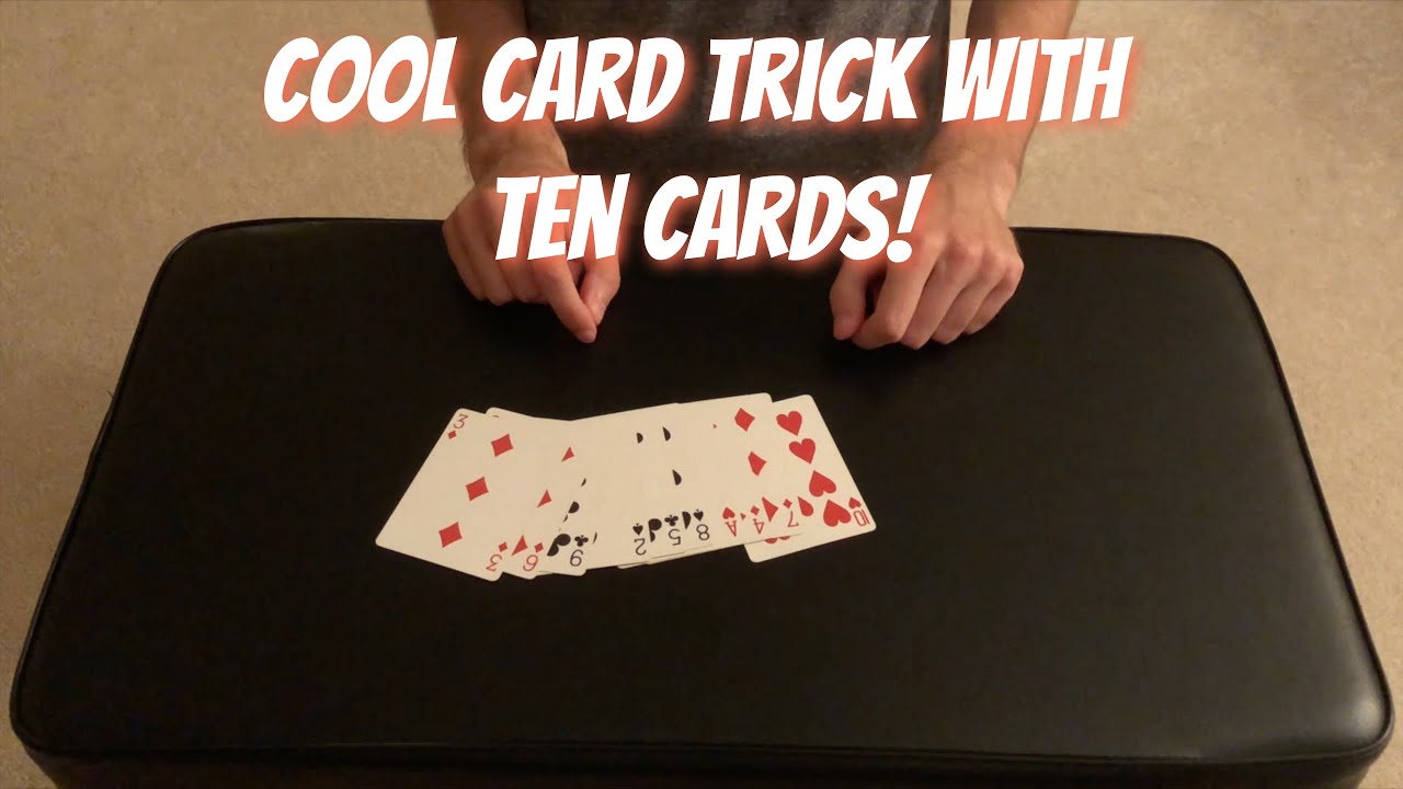 The 10 Cards Packet Card Trick - Performance/Tutorial - YouTube