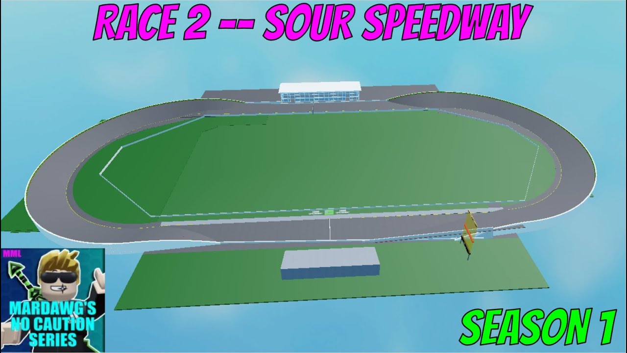 Season 1 Race 2 @ Sour Speedway -- Mardawg's No Caution Series S1 - YouTube