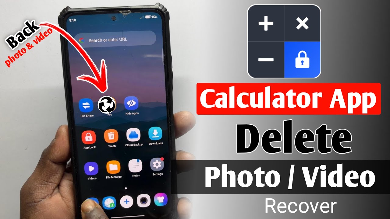 calculator hide app delete photo recovery kaise kare | calculator lock ...