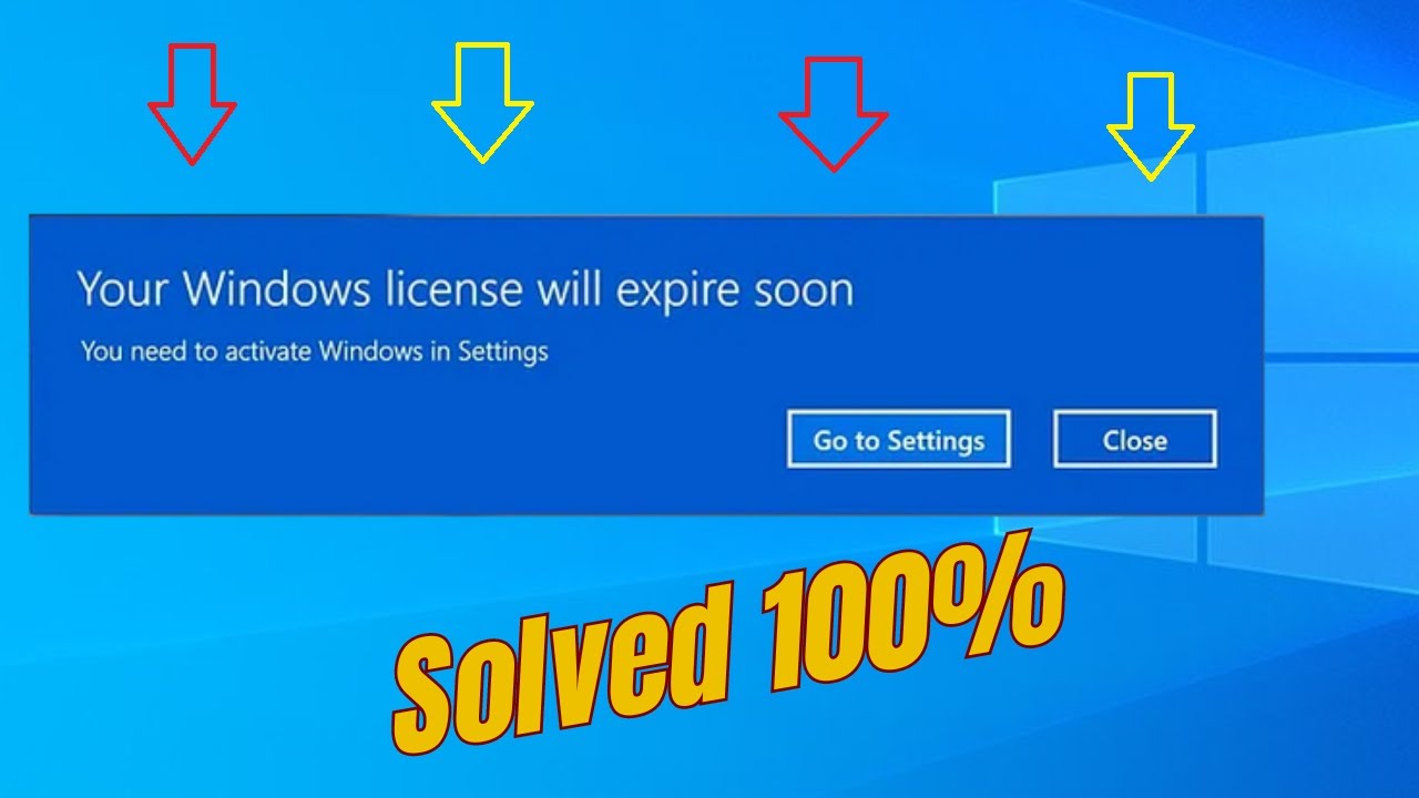 How to Fix "Your Windows License Will Expire Soon" on Windows 10 | Step ...