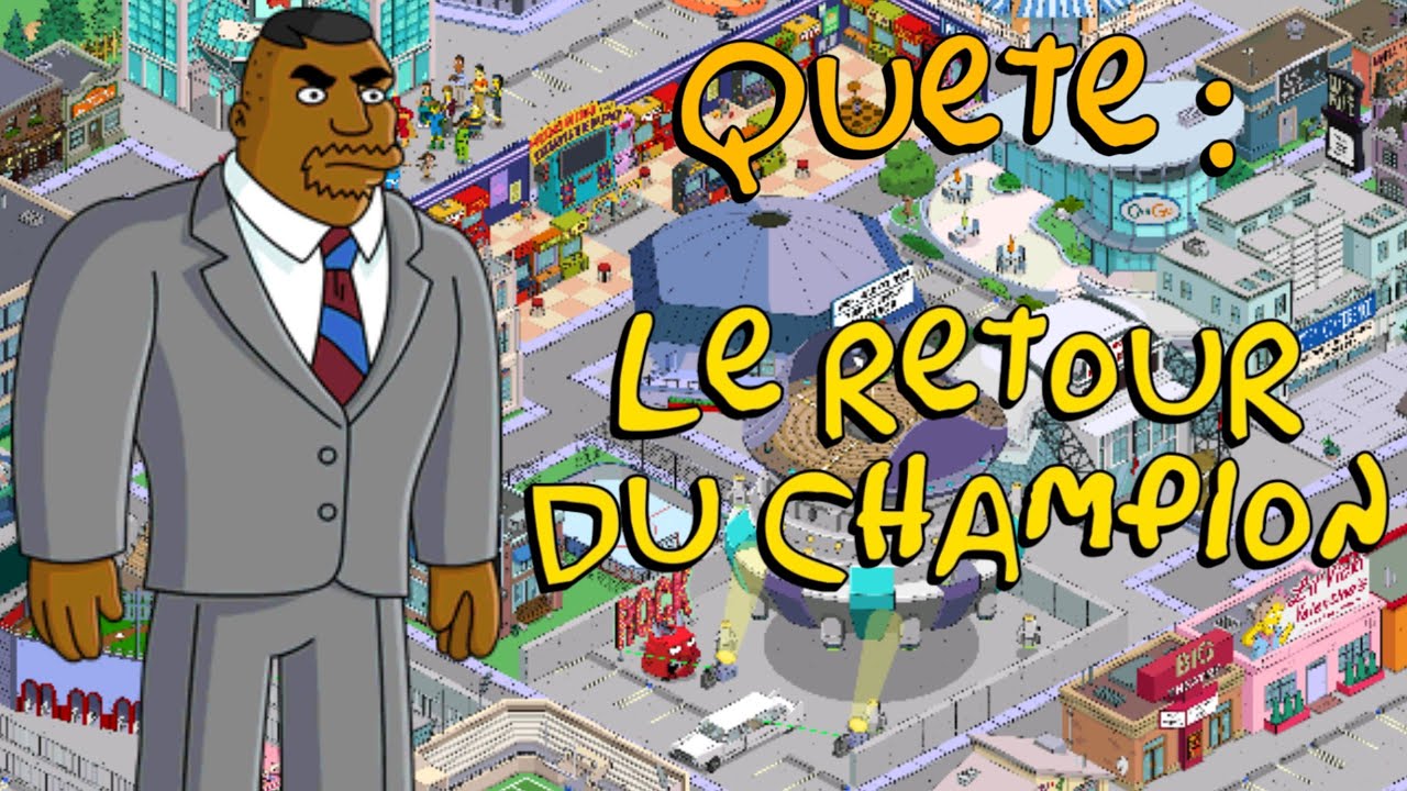 Le retour du champion - Drederick Tatum [The Simpsons : Tapped Out ...