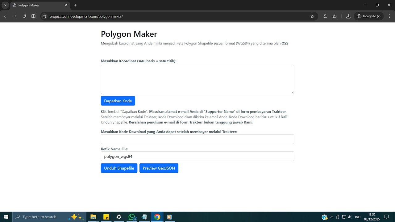 Cara membuat Peta Polygon Shapefile (.zip) untuk OSS - YouTube