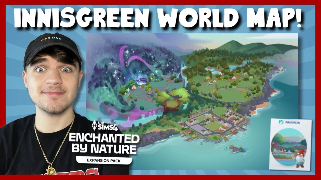 INNISGREEN WORLD MAP! 🧚🏻‍♀️ - Sims 4 Enchanted by Nature - YouTube