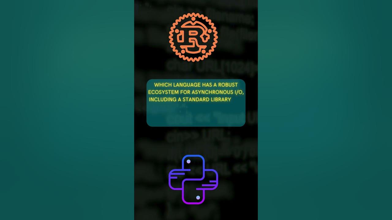 Asynchronous I/O Techniques: Rust vs Python! - YouTube
