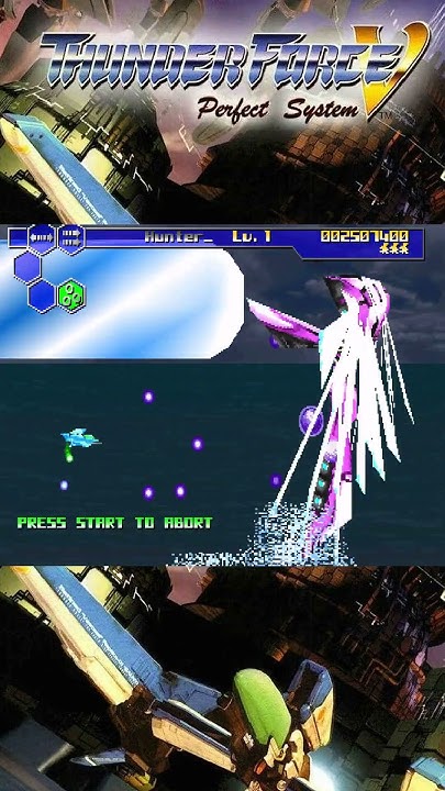 Thunder Force V: Perfect System shmup STG by Technosoft - YouTube