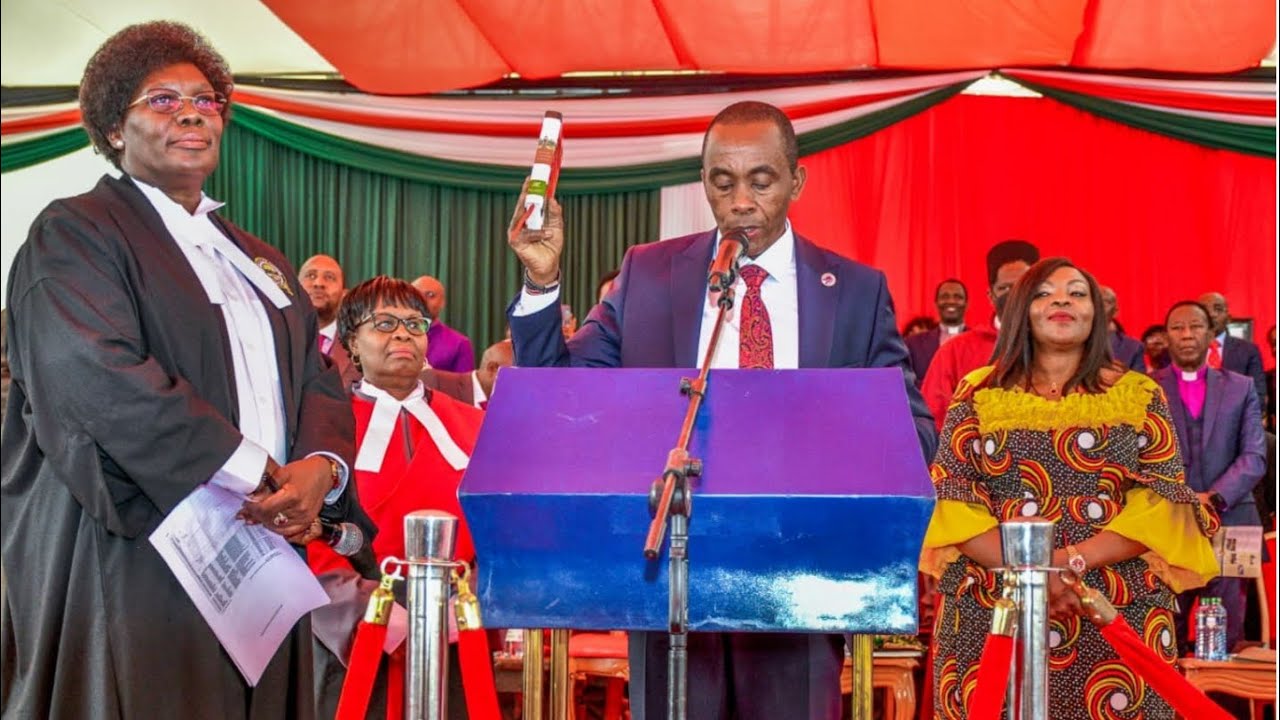 KIMANI WAMATANGI SWORN IN AS KIAMBU GOVERNOR!! - YouTube