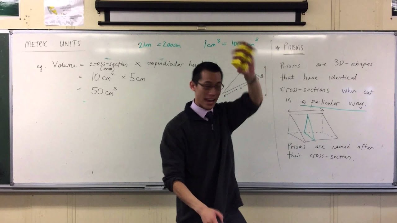 How do we measure the volume of a prism? - YouTube