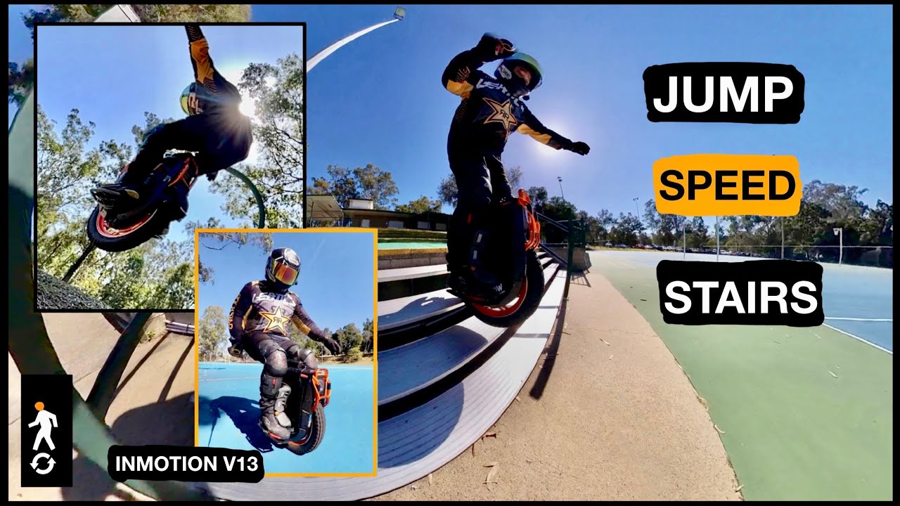 INMOTION V13 - Jump Practice, suspension check, speed runs & INMOTION ...
