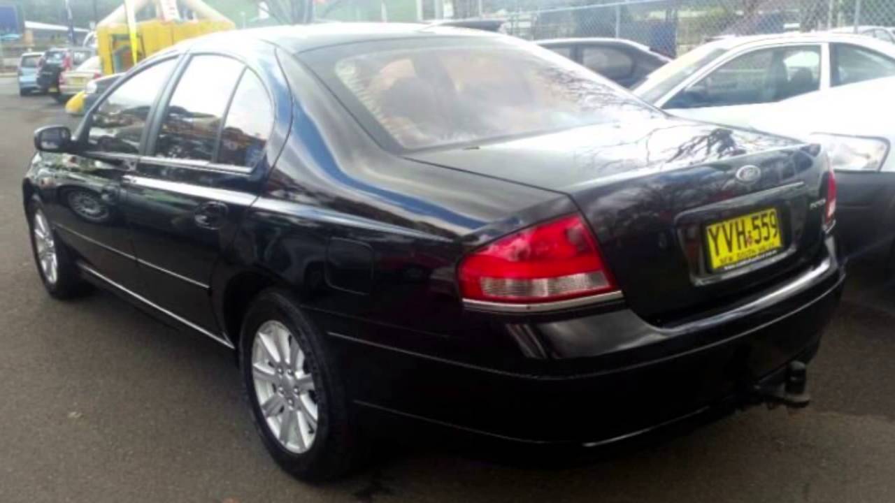 2003 Ford Falcon BA Futura (LPG) Black 4 Speed Auto Seq Sportshift ...