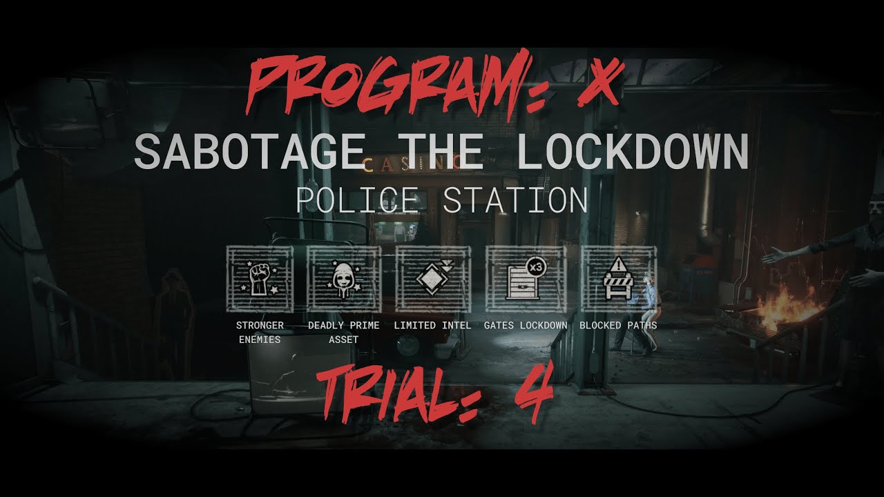 Outlast Trials | Program: X Trial: 4 Sabotage the Lockdown - YouTube