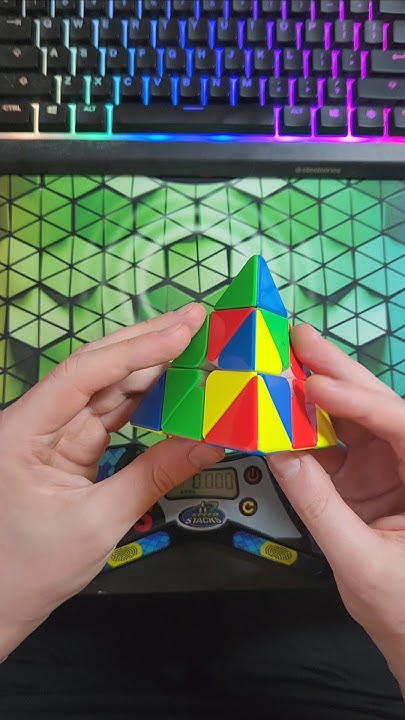 Pyraminx Solve of the Day 4/9 - 2.37 #rubikscube #pyraminx #cubing #puzzle #shorts - YouTube