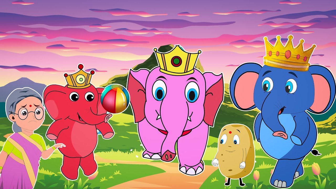 Ek Mota Hathi + More Popular Hindi Rhymes | KIDy KIDz Rhymes - YouTube
