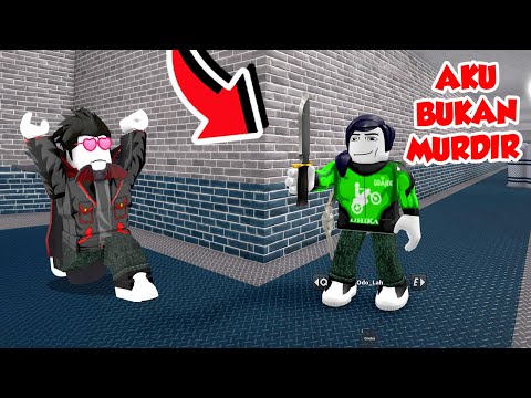 DITIPU ADIK SENDIRI DI MURDER MISTERI ROBLOX!!!