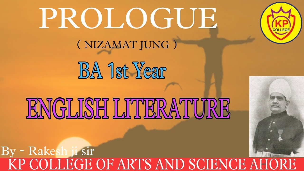 BA PART-1 Poem Prologue by Nizamant Jung - YouTube