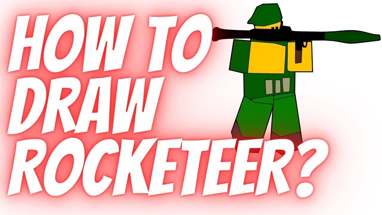 How to draw ROCKETEER? - TDS - Roblox Tower DEFENSE Simulator - YouTube