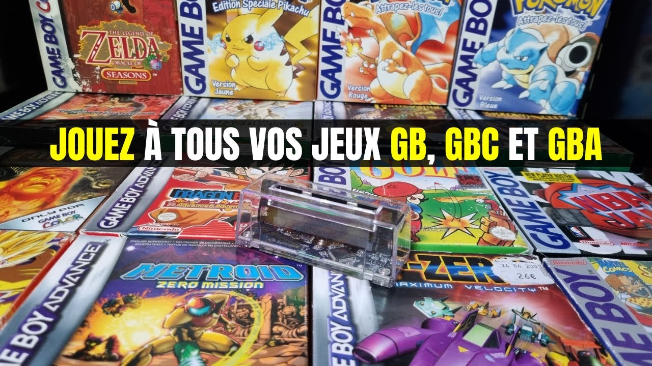 Avec le GB OPERATOR, jouez à tous vos jeux GAMEBOY avec un seul ...