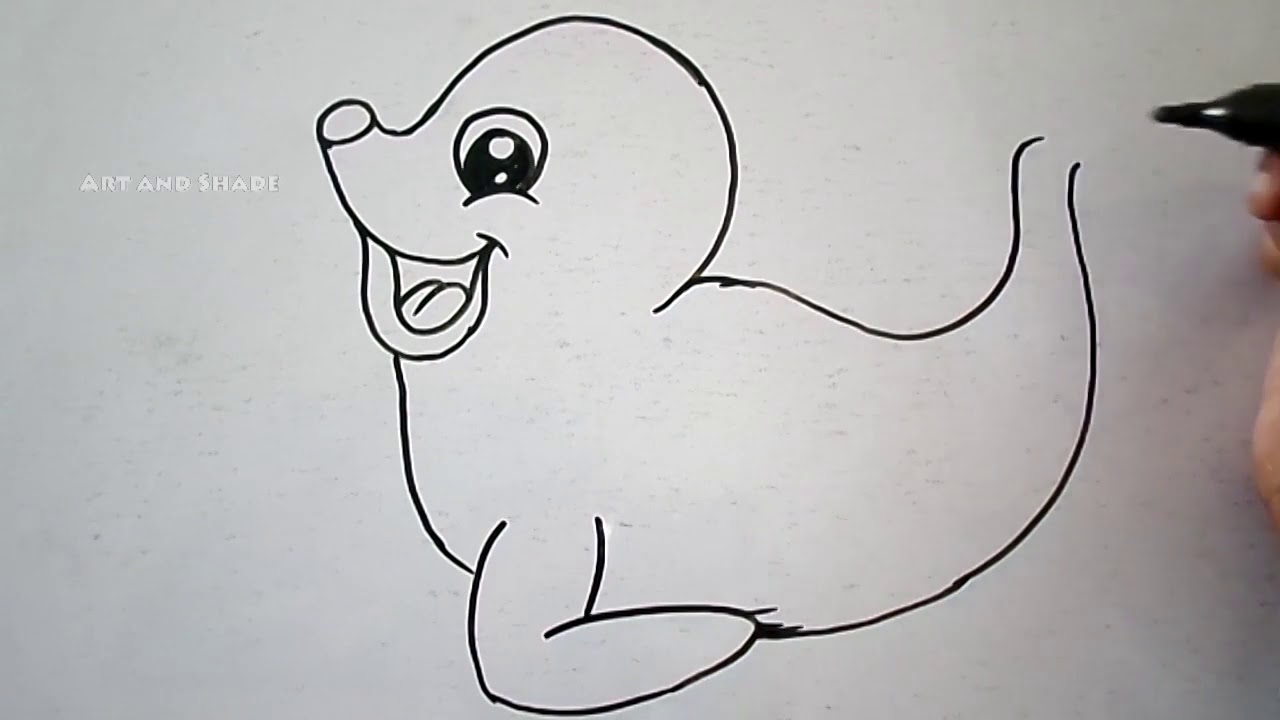 How To Draw Easy Cartoons How To Draw A Sea Lion Draw Animals Sea Animals YouTube how-to-draw-easy-cartoons-how-to-draw-a-sea-lion-draw-animals-sea-animals-youtube