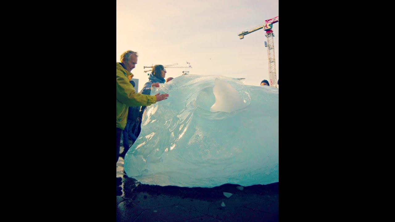 Olafur Eliasson´s ice installation - YouTube