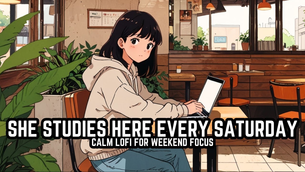 She Studies Here Every Saturday ☕📝 Calm Lofi for Weekend Focus - YouTube