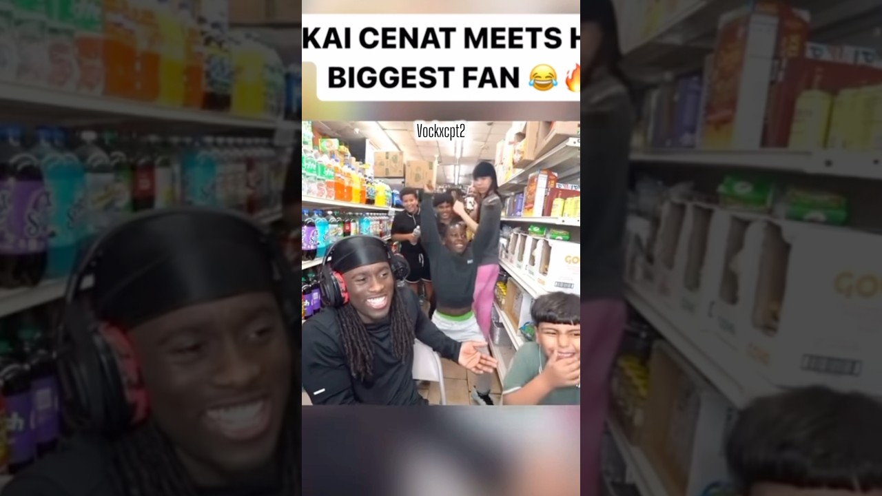 KAI CENAT MEETS HIS BIGGEST FAN🥹😁(must watch!!) - YouTube