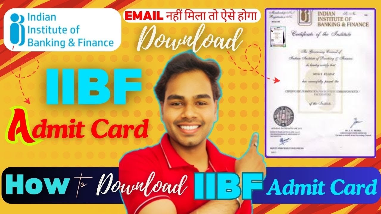 IIBF Admit card kaise download kare | How to download iibf admit card ...